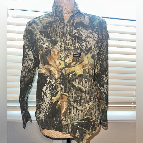 Browning | Tops | Browning For Her Season Button Down Camo Hunting Top ...